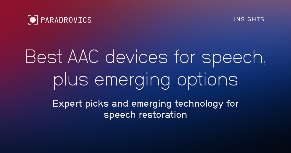 Best AAC Devices for Speech, Plus Emerging Options